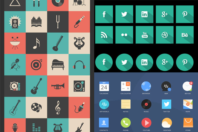 40+ Set of Free PSD Icons for your design! – Free PSD Templates