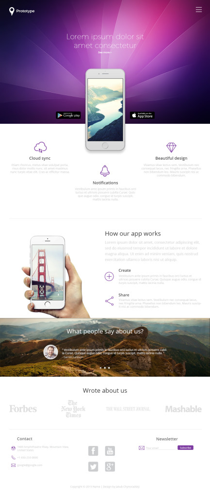 35+ Free PSD Landing Pages for special offers and ideas! | Free PSD ...
