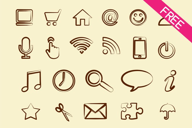 30+ Set of Free PSD Icons – Free PSD Templates