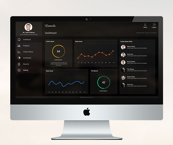 45 Free PSD Admin Panels for business and fresh design! | Free PSD ...