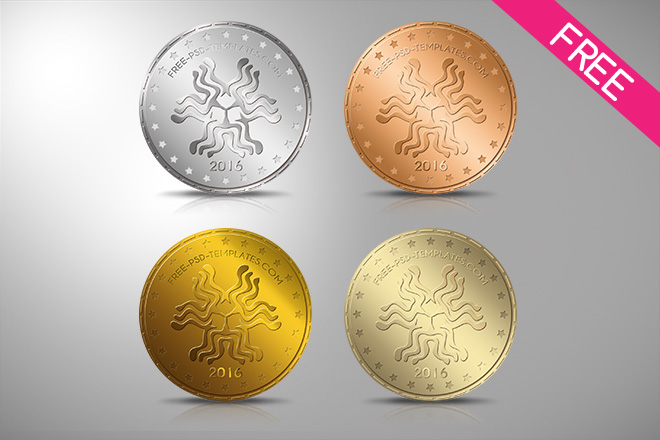 FREE Coins Constructor IN PSD – Free PSD Templates