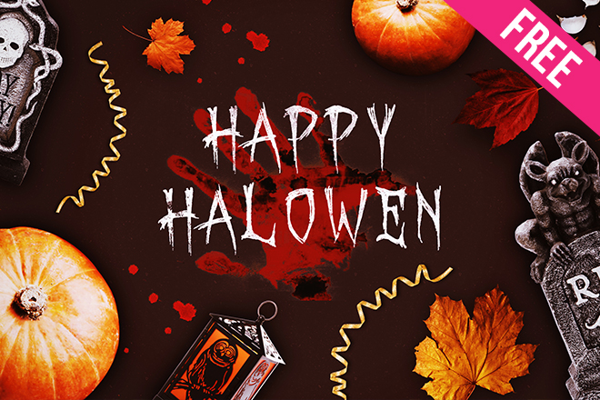 Free Transparated Halloween Elements in PSD – Free PSD Templates