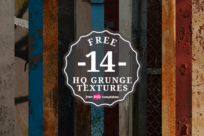 14 Free Grunge HQ Textures and Backgrounds – Free PSD Templates