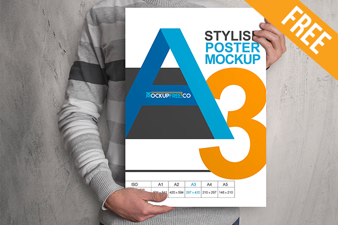 Poster – Free PSD Mockup – Free PSD Templates