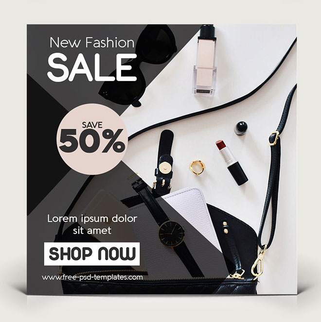 15 Free Online Shopping Banner in PSD – Free PSD Templates