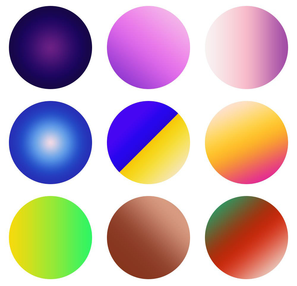 24 Vibrant Gradients For Photoshop – Free PSD Templates