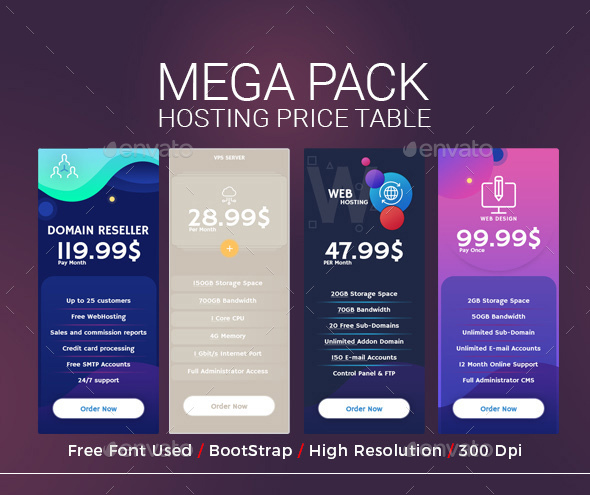 25+ FREE PSD Pricing Tables Templates for the best website design ...