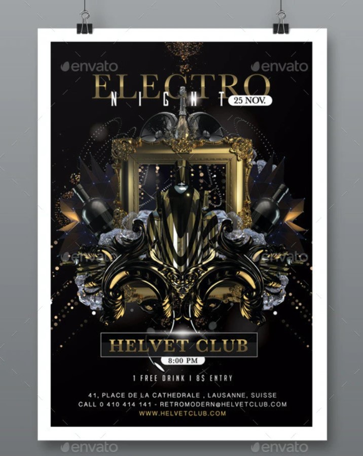 30 Free Nightclub Flyer Templates For Hot Parties Promotion Free PSD 