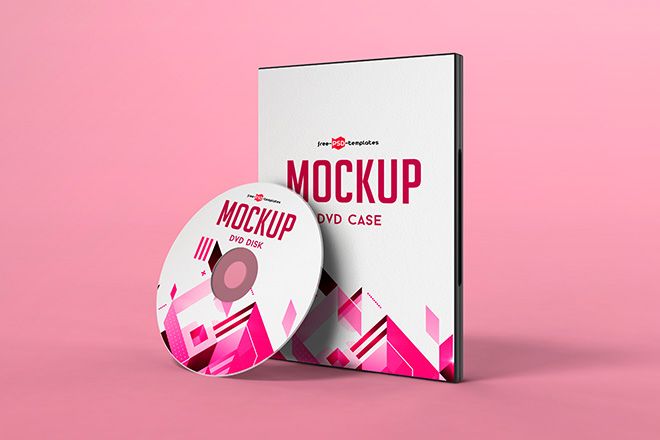 Free DVD Case Mock-up in PSD – Free PSD Templates