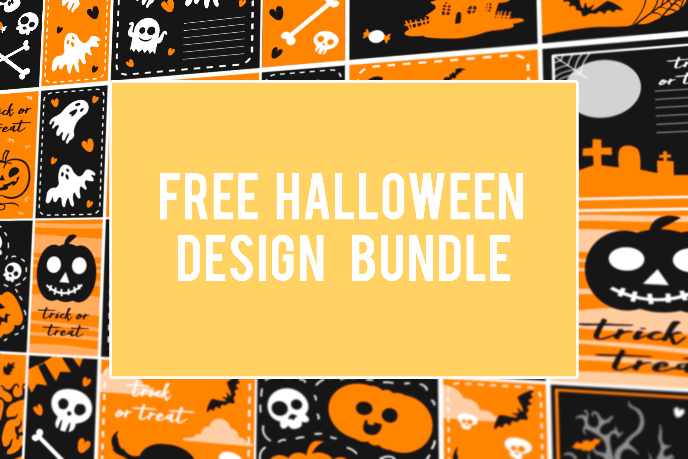 Free Vector Halloween Design Bundle – Free PSD Templates
