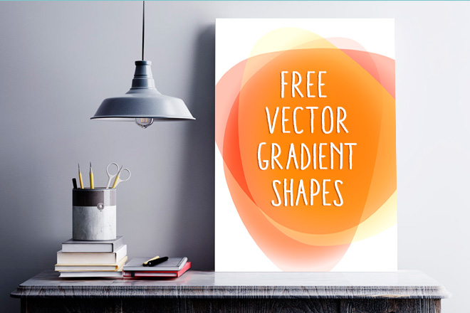 10 Cool Free Vector Gradient Shapes – Free PSD Templates
