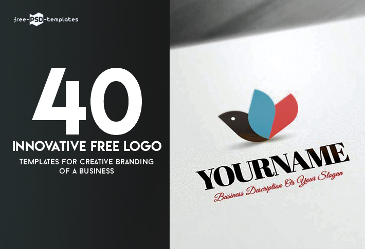 40 Innovative Free Logo Templates for Creative Branding – Free PSD ...