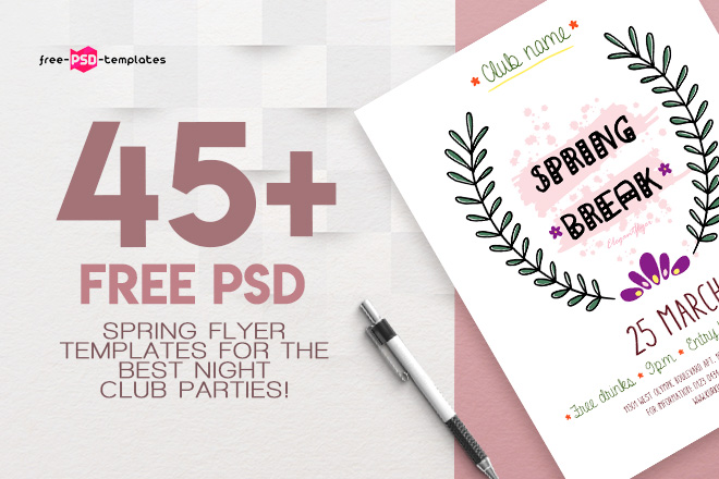 45+PREMIUM & FREE PSD SPRING FLYER TEMPLATES FOR THE BEST NIGHT CLUB ...