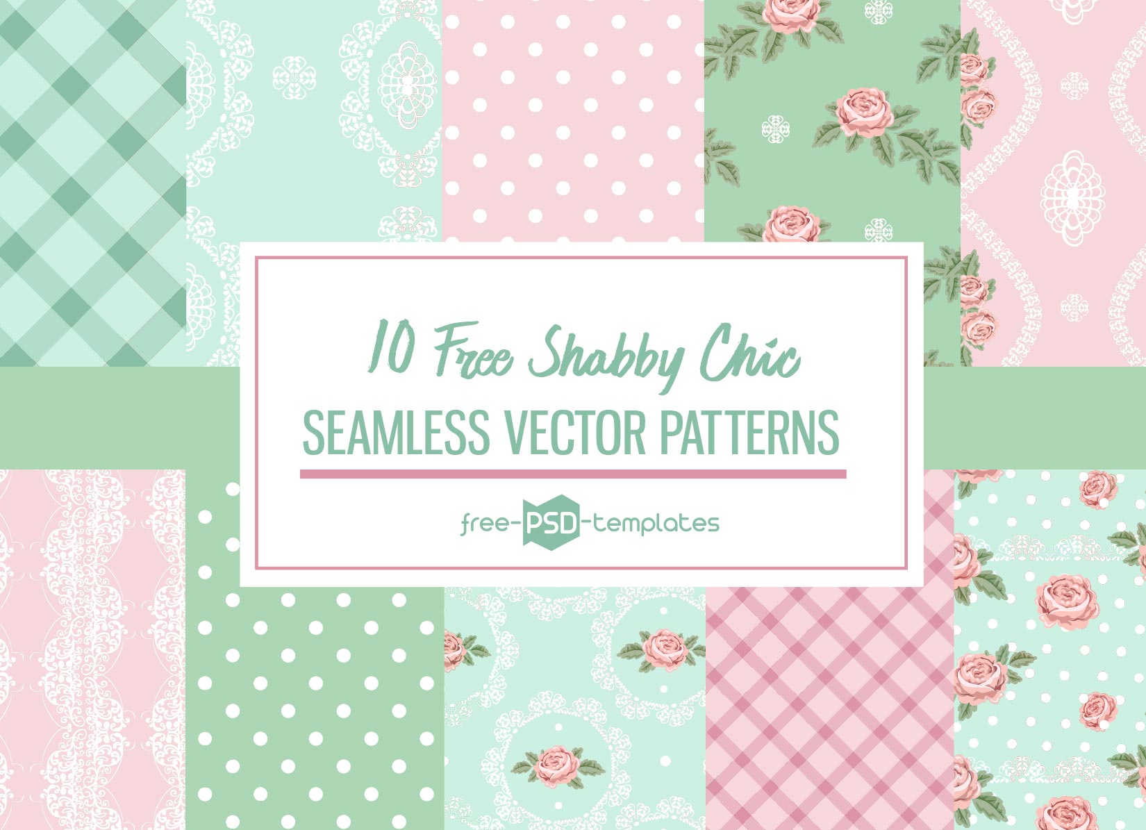 10 Free Shabby Chic Patterns – Free PSD Templates