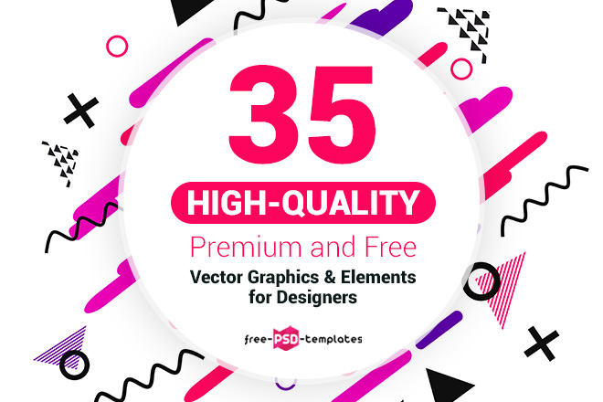 35 Downloadable Premium and Free Vector Graphics & Elements for ...