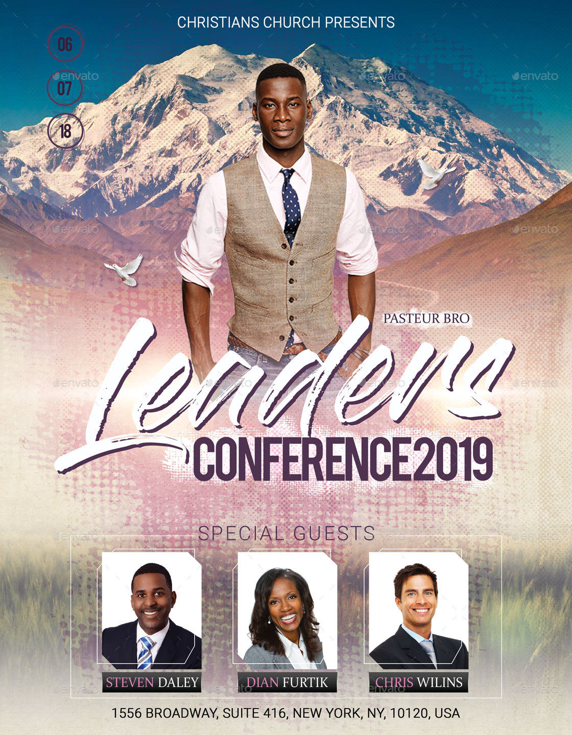 34 Free PSD Church Flyer Templates In PSD For Special Events Premium 