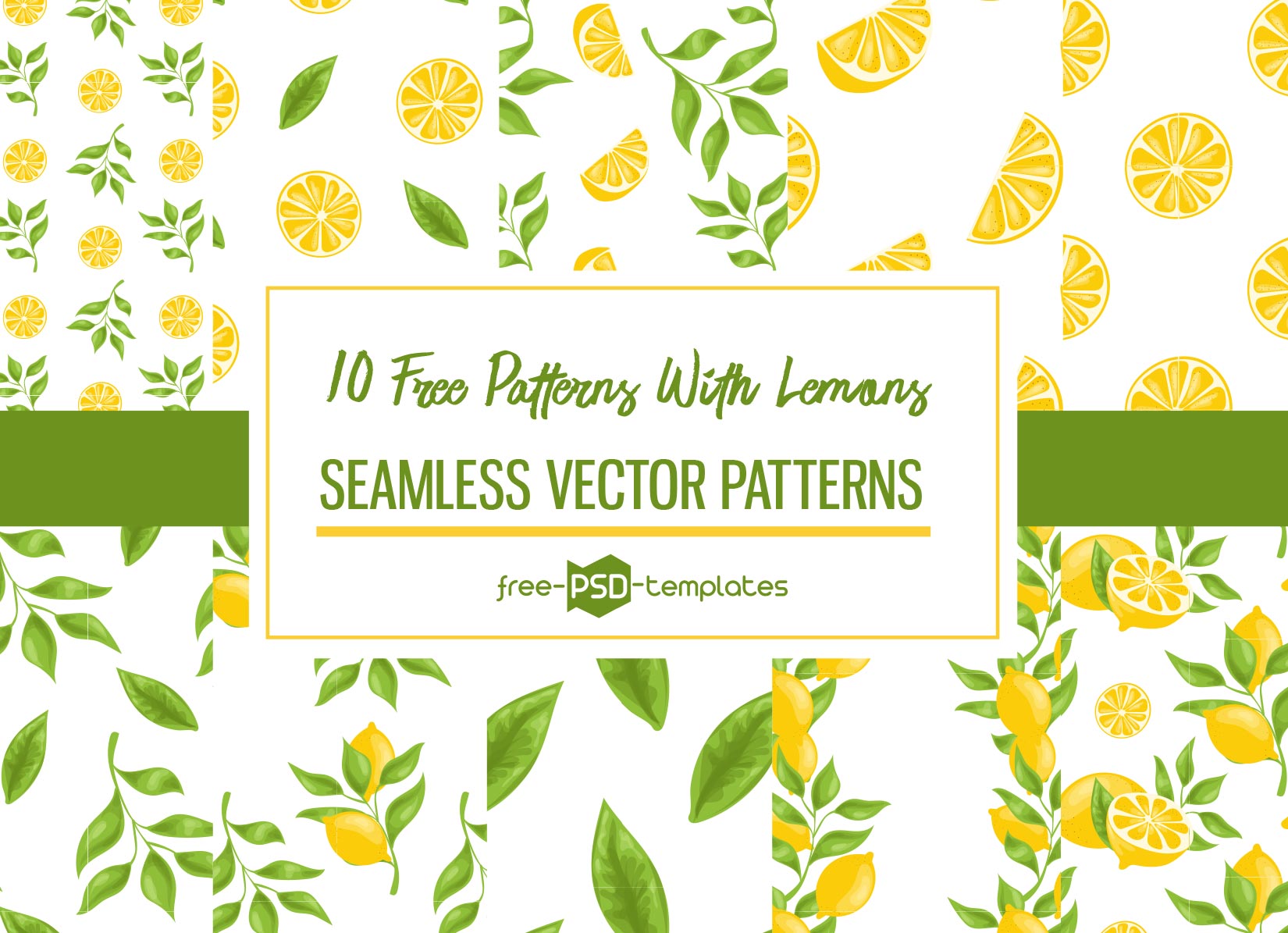 10 Free Patterns With Lemons – Free PSD Templates