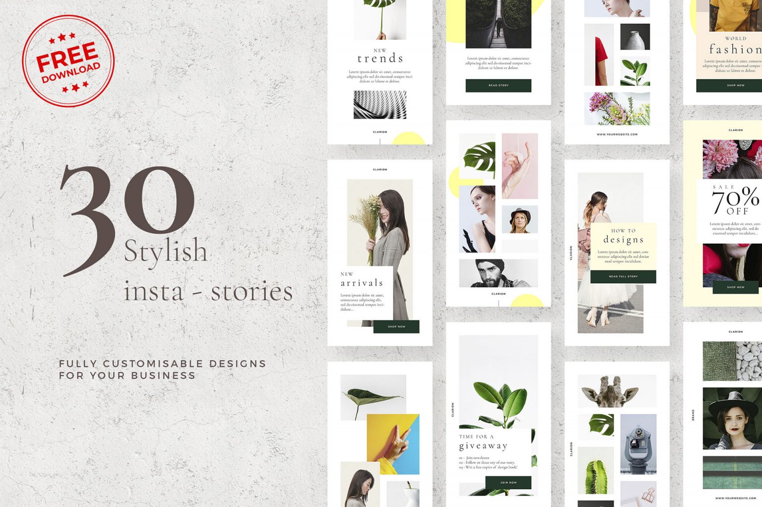 74+ FREE PSD INSTAGRAM FASHION TEMPLATES TO BE STYLISH AND PREMIUM ...