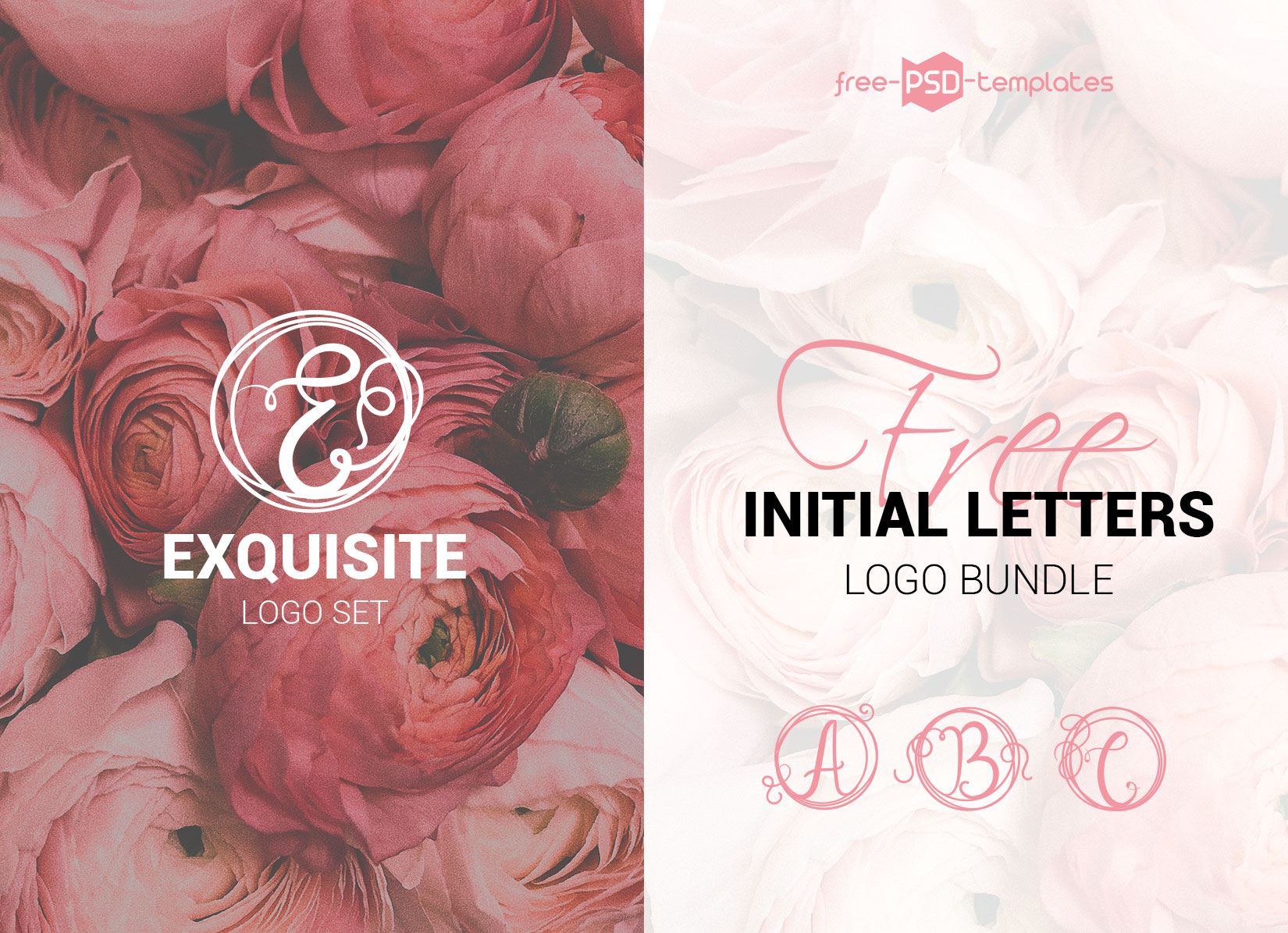 Free Initial Letters Logo Bundle – Free PSD Templates