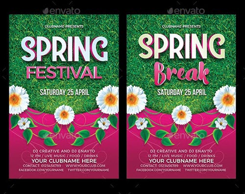 Top 35 Premium & Free Spring Break PSD Templates for Event Promotion ...