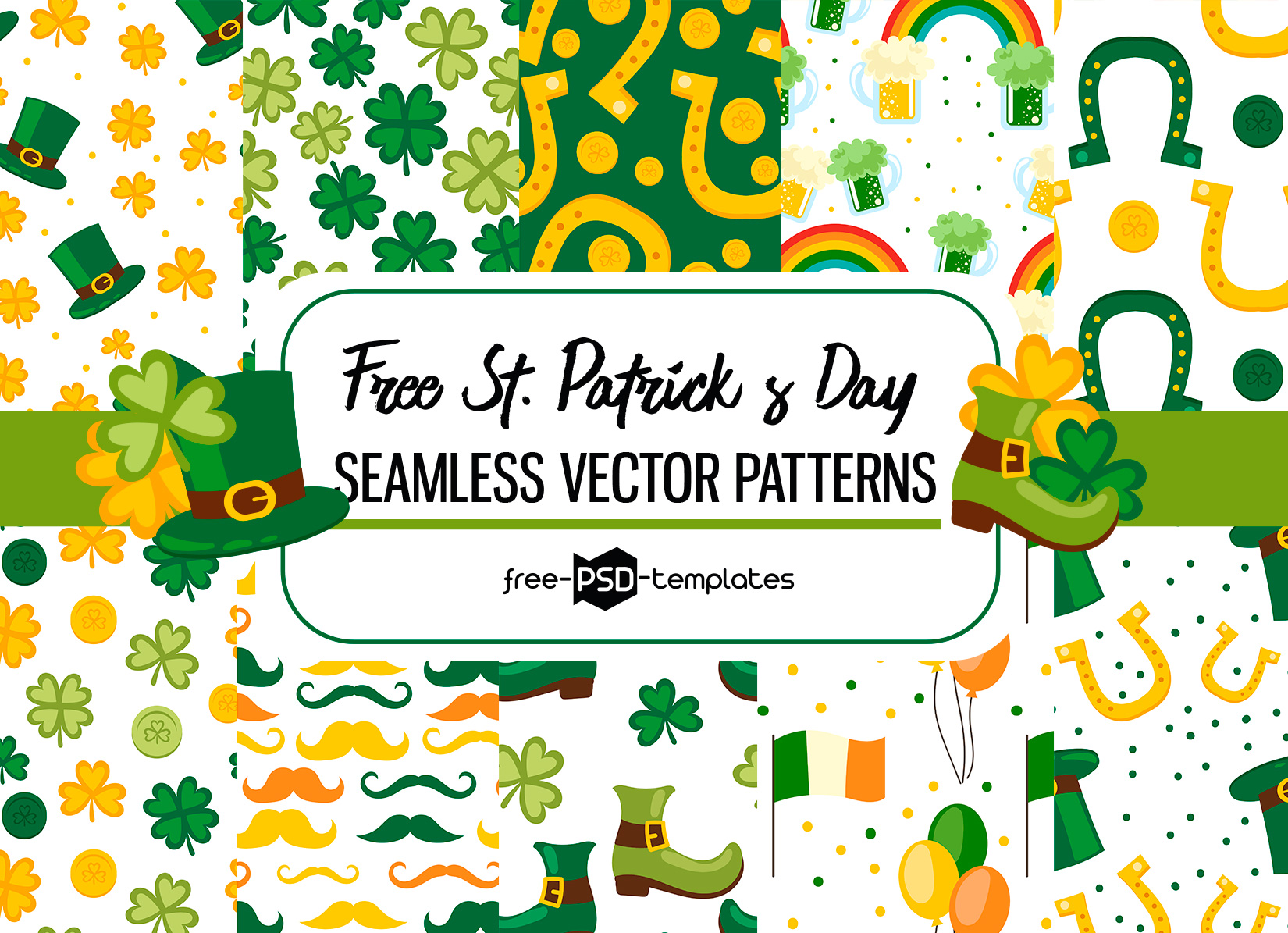 Free St. Patrick’s Day Patterns – Free PSD Templates