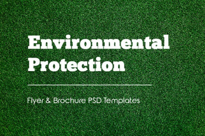 20+ Premium and Free Environmental Protection Flyer & Brochure PSD ...