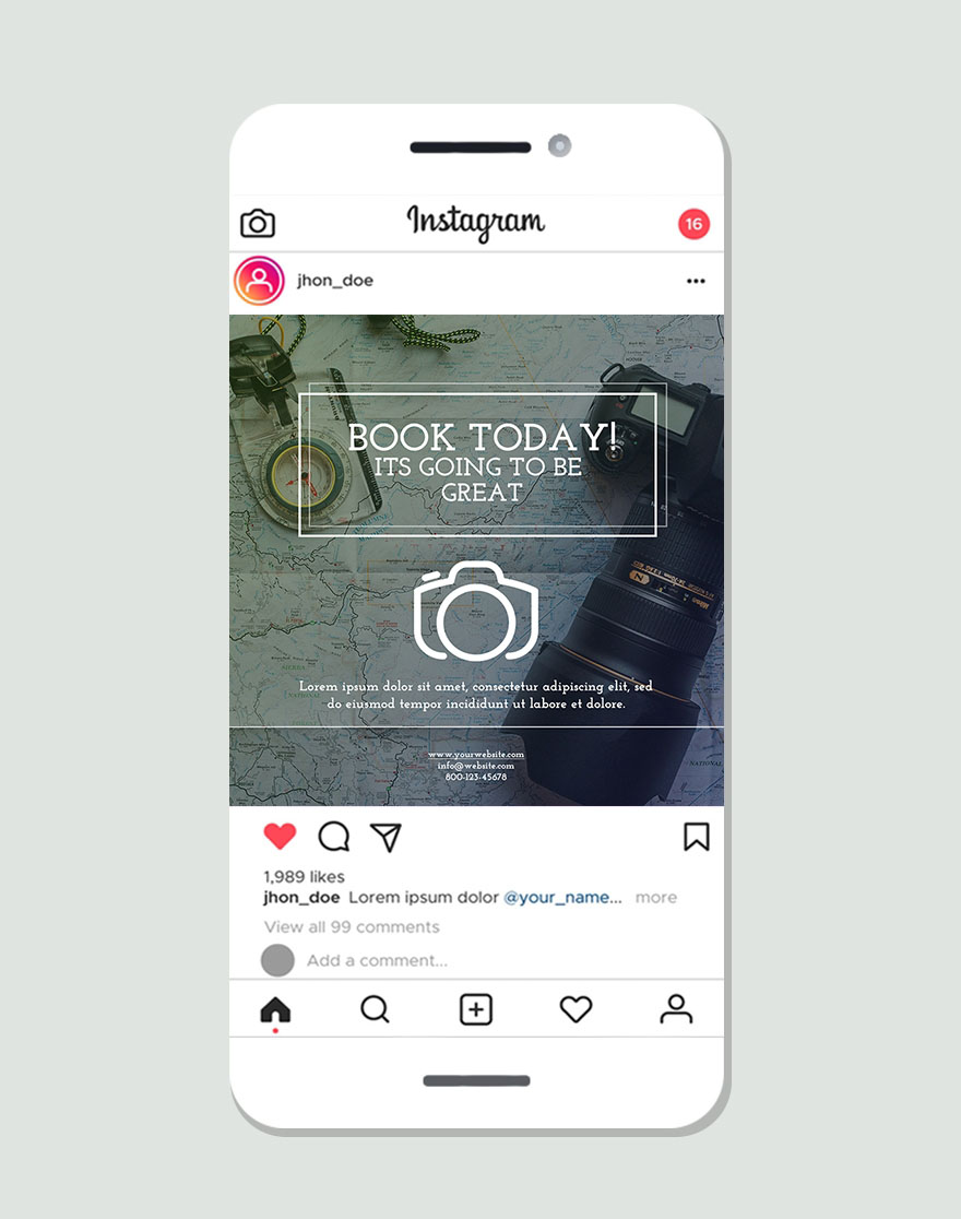 Instagram Ad Template