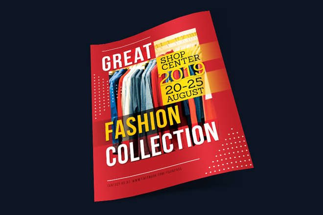 Free Great Fashion Collection Flyer Template – Free PSD Templates
