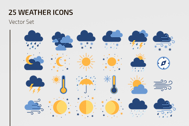 Free Weather Icon Templates – Free PSD Templates