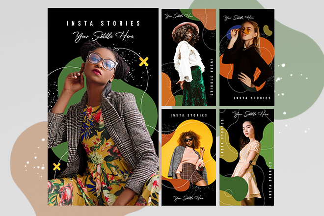 Free Insta stories Banner Set Template – Free PSD Templates