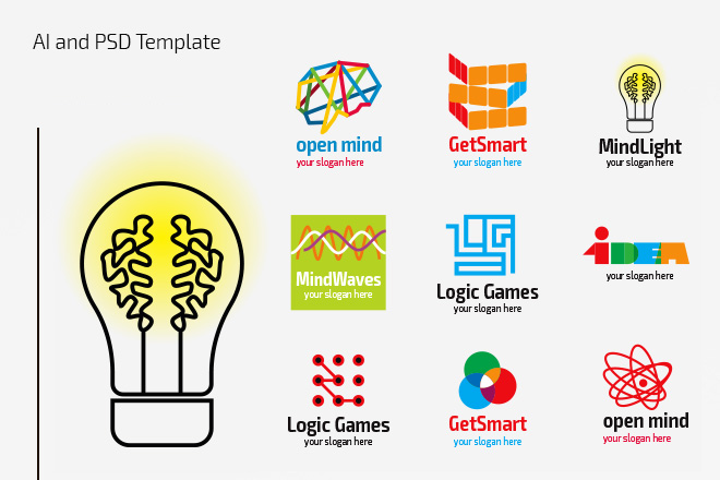 Free Smart Logos Set – Free PSD Templates