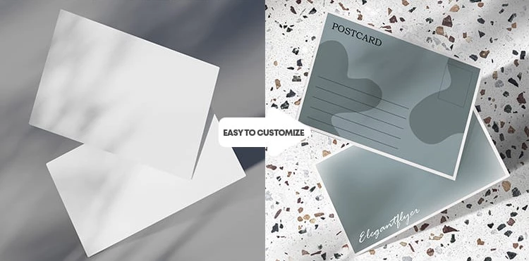 30+ Free Postcard Mockups in PSD – Free PSD Templates