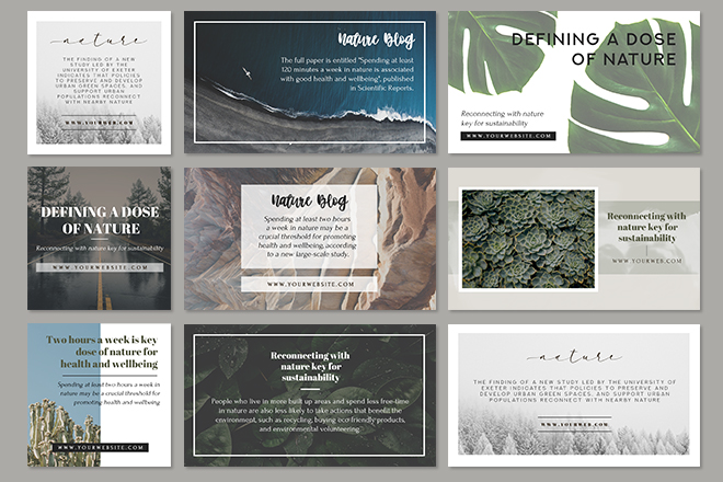Free Facebook & Instagram Nature Baners Template in PSD – Free PSD ...