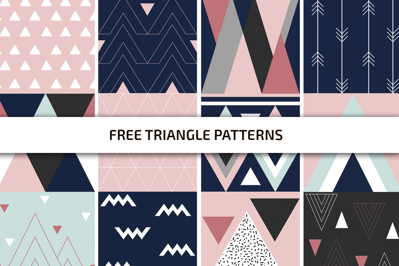 Free Triangle Patterns Template in PSD + AI, EPS – Free PSD Templates