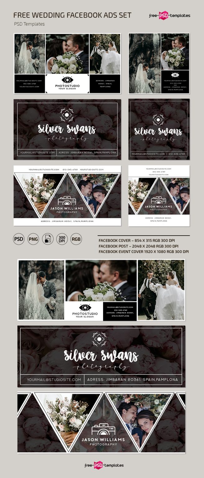 Free Wedding Facebook Ads Template in PSD | Free PSD Templates