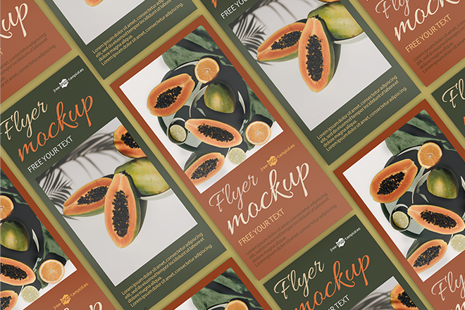 Free PSD Flyer Mockup Template – Free PSD Templates