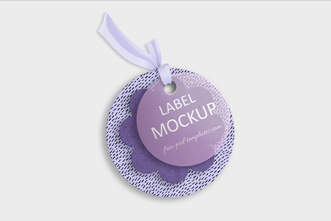 Free PSD Labels Mockup Template – Free PSD Templates