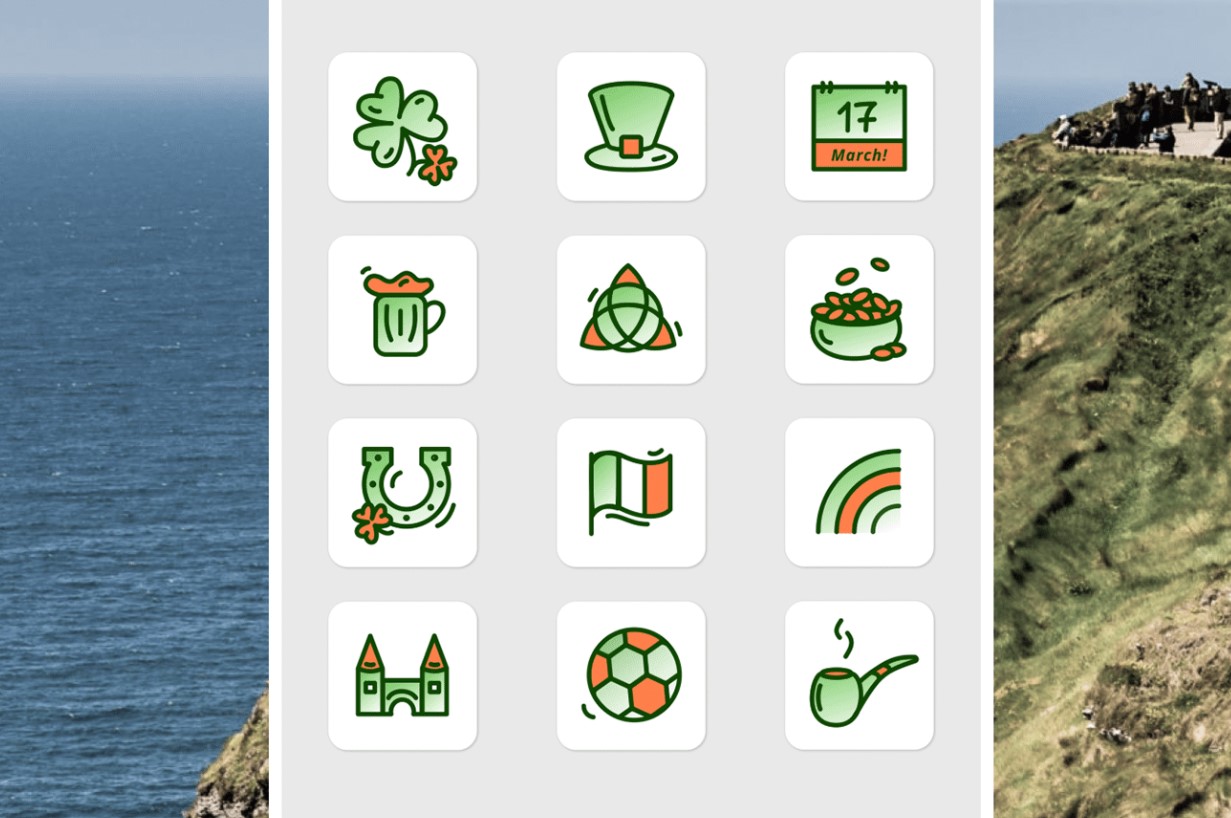 Free Irish Icons – Free PSD Templates