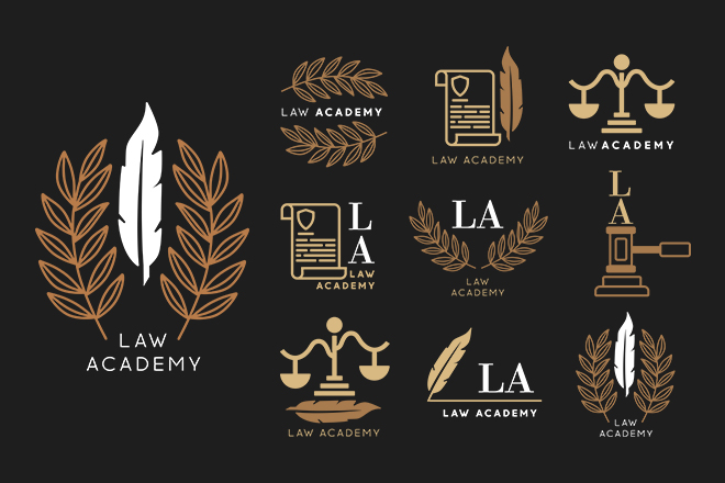 Free Law Logo Set Template in PSD + Vector (.ai+.eps) – Free PSD Templates