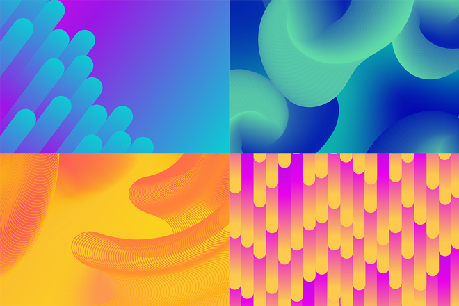 Free Gradient Backgrounds Set in EPS + PSD – Free PSD Templates