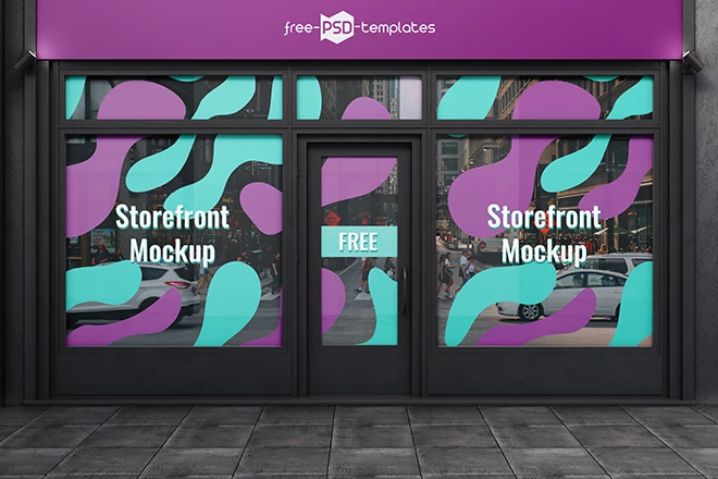 storefront/ façade – Free PSD Templates