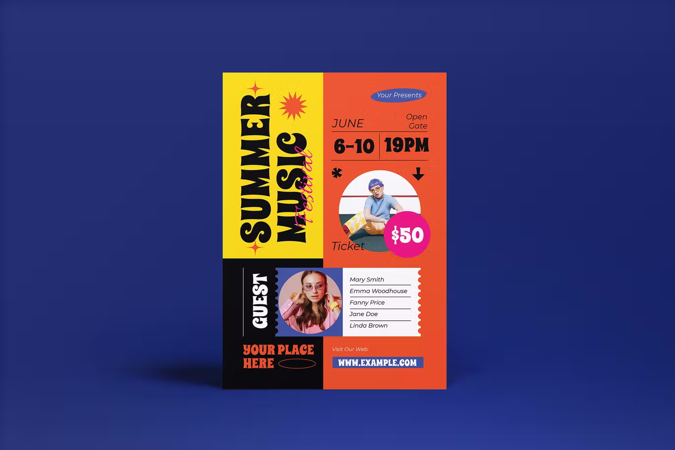 55+ Free Concert Flyer PSD Templates for Music Events Promotion and ...