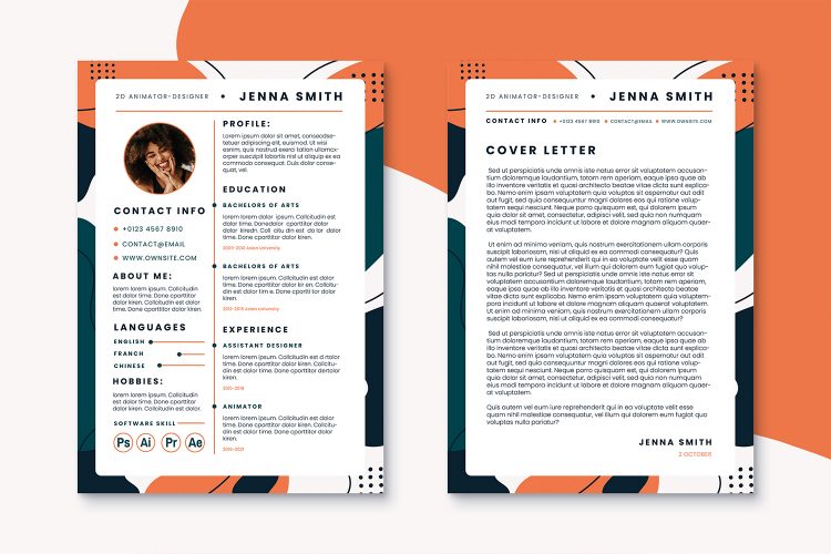 Free CV and Cover Letter Templates in PSD + Vector (.ai+.eps) | Free ...