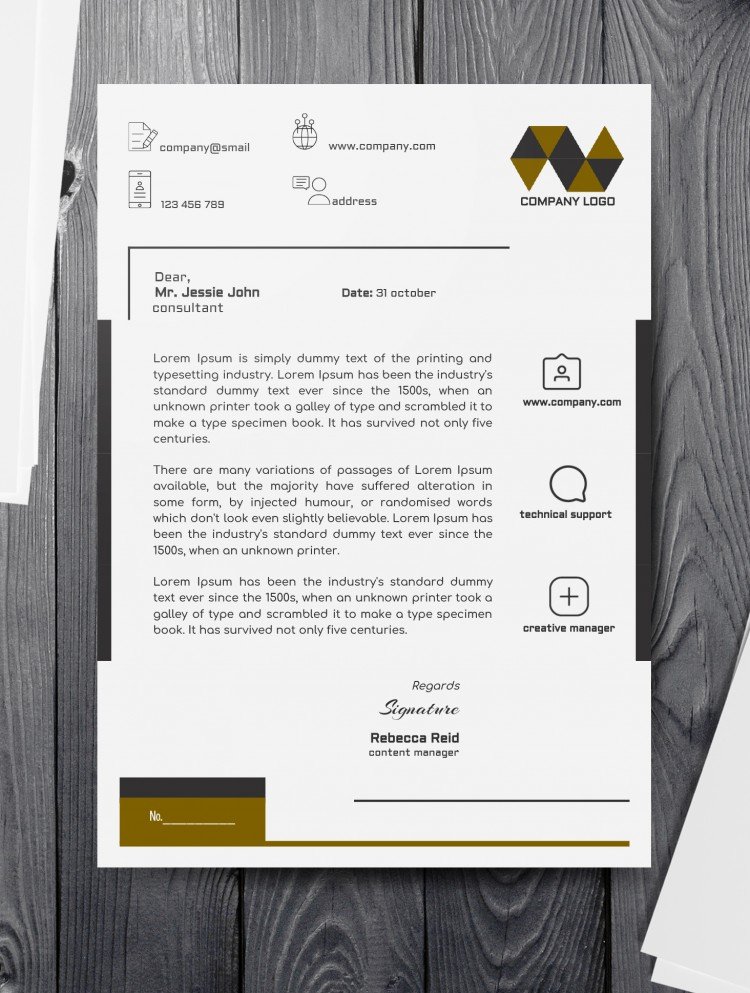 30 Best Free Letterhead Templates In Google Docs Free PSD Templates