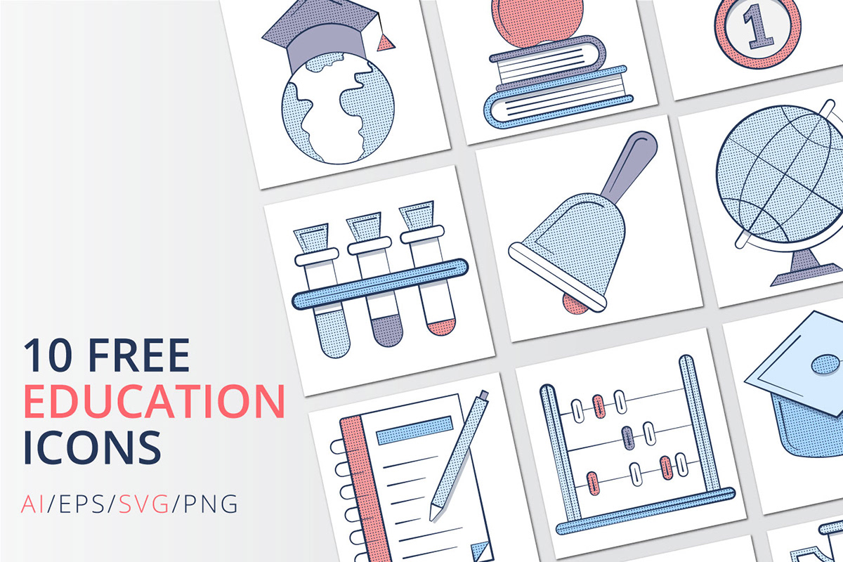 30 Free Education Icon Sets – Free PSD Templates