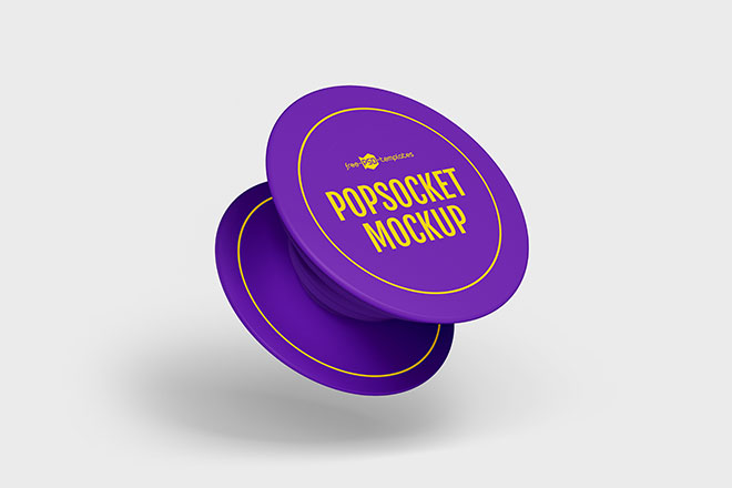 Free Popsocket Mockup Set – Free PSD Templates