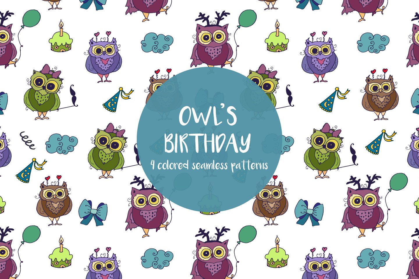 30+ Free Birthday Patterns | Free PSD Templates