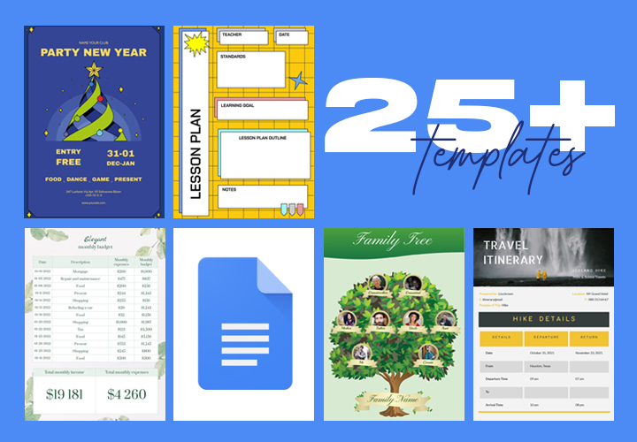 25+ Best Free Google Docs Templates to Organize Your Life – Free PSD ...
