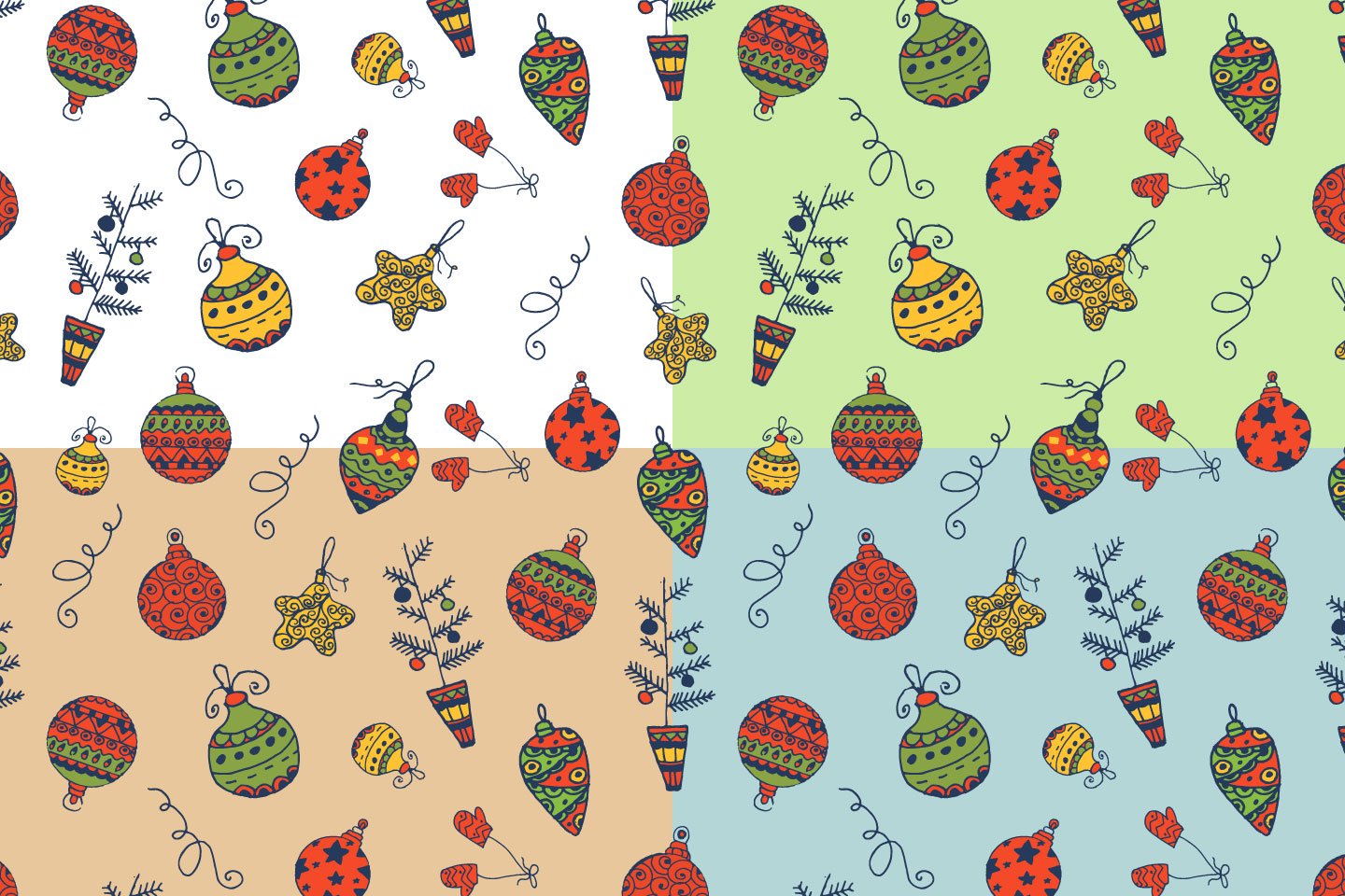 40+ Free Christmas Patterns – Free PSD Templates