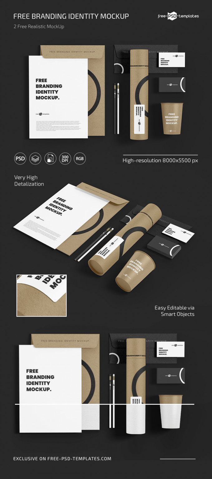 Free Branding Identity Mockup – Free PSD Templates